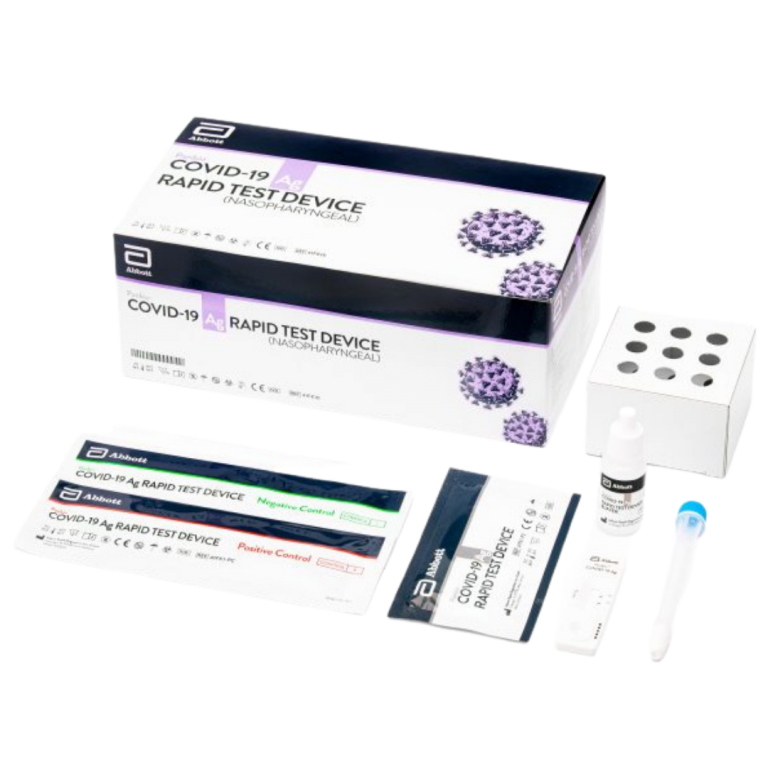 Pruebas COVID Abbott Panbio Test rápido | Kit protector